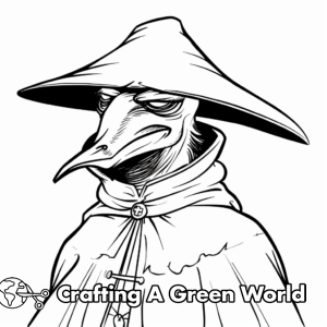 Plague Doctor Coloring Pages - Free & Printable!