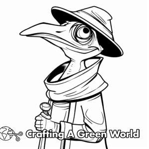 Plague Doctor Coloring Pages - Free & Printable!
