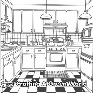 Kitchen Coloring Pages - Free & Printable!