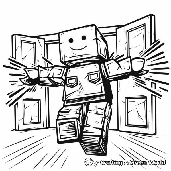 Figure Doors Roblox Coloring Pages - Free & Printable!