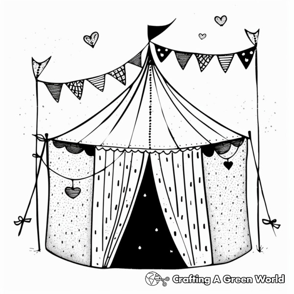 Tent Coloring Pages - Free & Printable!