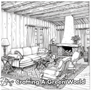 Interior Design Coloring Pages - Free & Printable!