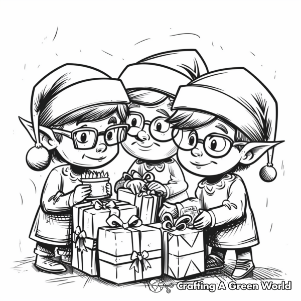 Christmas Story Coloring Pages - Free & Printable!