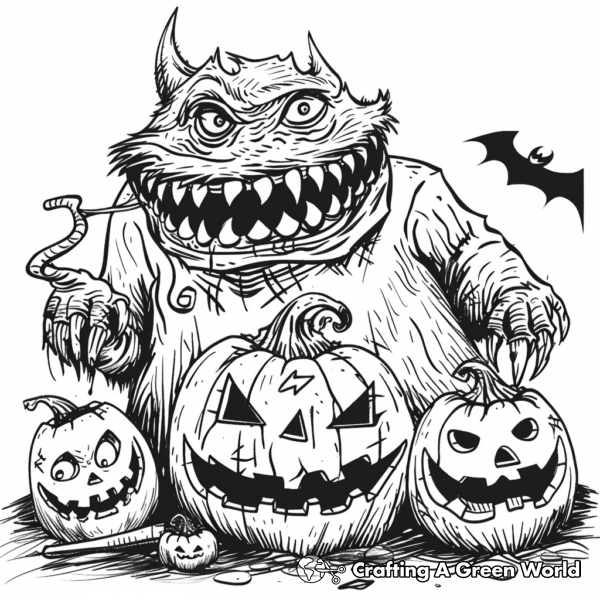 Disney Halloween Coloring Pages - Free & Printable!