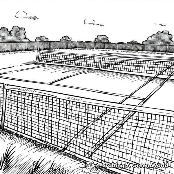 Tennis Coloring Pages - Free & Printable!