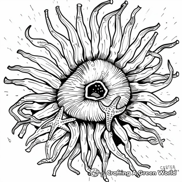Sea Anemone Coloring Pages - Free & Printable!