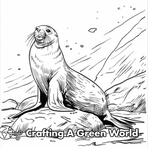 Sea Lion Coloring Pages - Free & Printable!