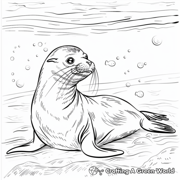 Sea Lion Coloring Pages - Free & Printable!