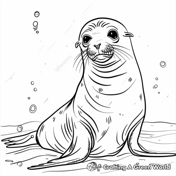 Sea Lion Coloring Pages - Free & Printable!