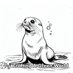 Sea Lion Coloring Pages - Free & Printable!