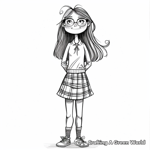 Preppy Coloring Pages - Free & Printable!
