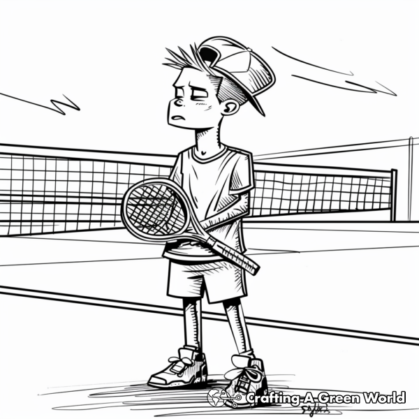 Tennis Coloring Pages - Free & Printable!
