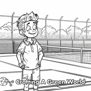 Tennis Coloring Pages - Free & Printable!