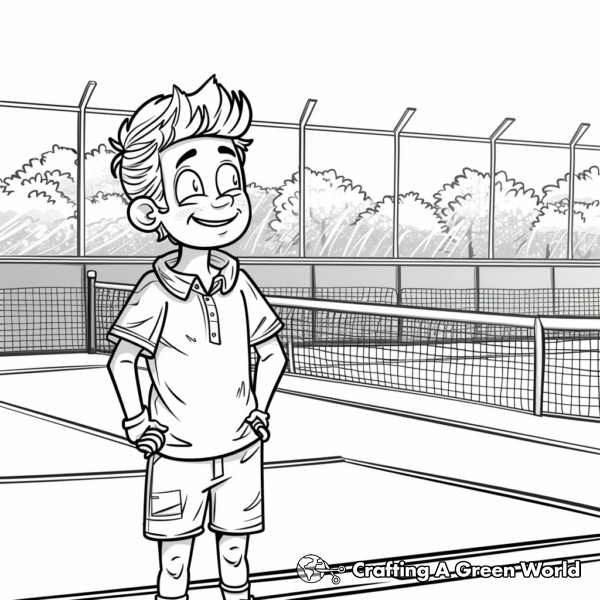 Tennis Coloring Pages - Free & Printable!