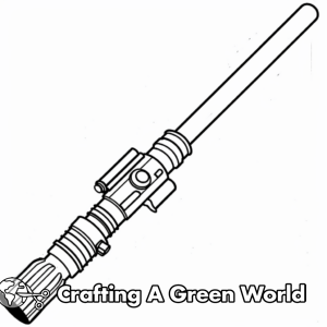 Lightsaber Coloring Pages - Free & Printable!