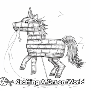 Pinata Coloring Pages - Free & Printable!