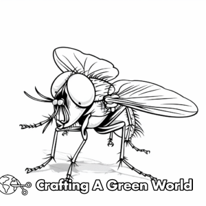 Fly Coloring Pages - Free & Printable!