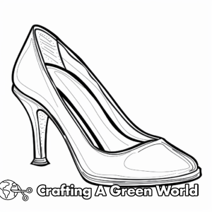 High Heel Coloring Pages - Free & Printable!