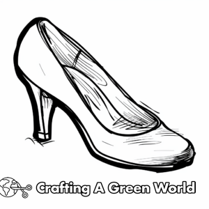 High Heel Coloring Pages - Free & Printable!