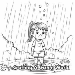 April Showers Coloring Pages - Free & Printable!