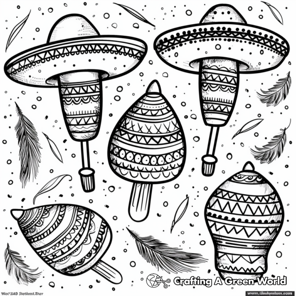 Fiesta Coloring Pages - Free & Printable!
