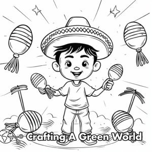 Fiesta Coloring Pages - Free & Printable!
