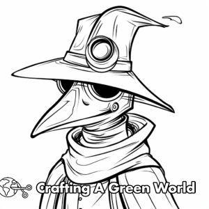 Plague Doctor Coloring Pages - Free & Printable!