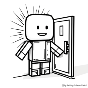 Figure Doors Roblox Coloring Pages - Free & Printable!