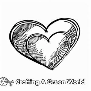 Two Hearts Coloring Pages - Free & Printable!