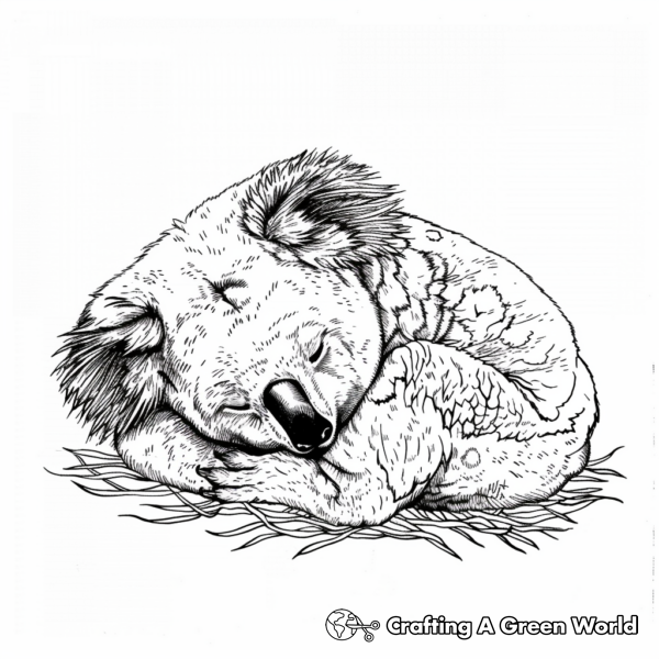 Koala For Adults Coloring Pages - Free & Printable!