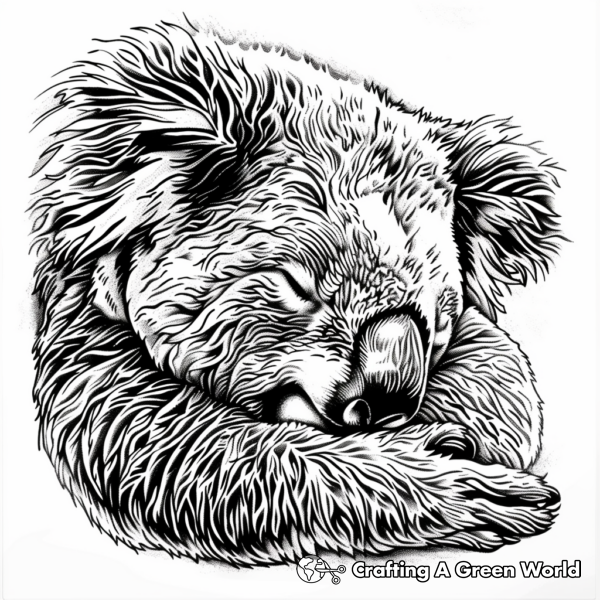Koala For Adults Coloring Pages - Free & Printable!