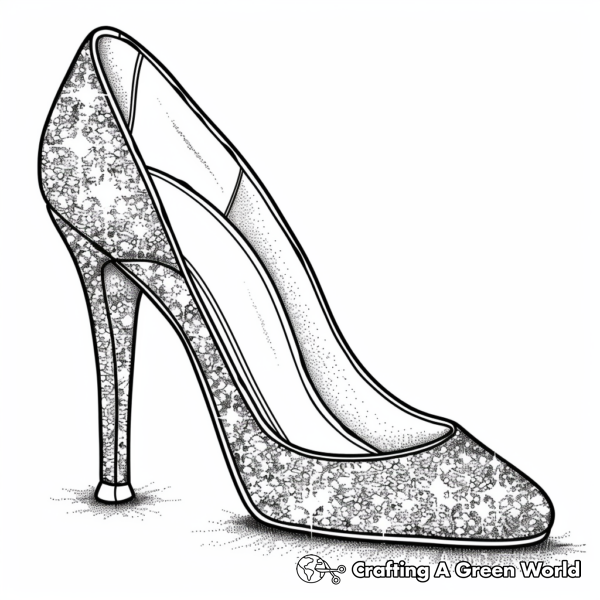 High Heel Coloring Pages - Free & Printable!