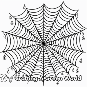 Spider Web Coloring Pages - Free & Printable!