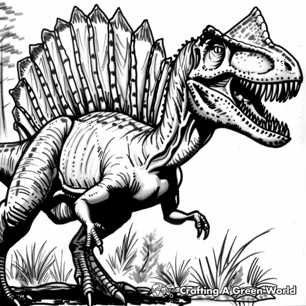 Jurassic World Spinosaurus Coloring Pages - Free & Printable!