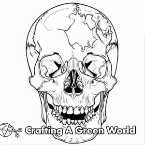 Scary Skull Coloring Pages - Free & Printable!