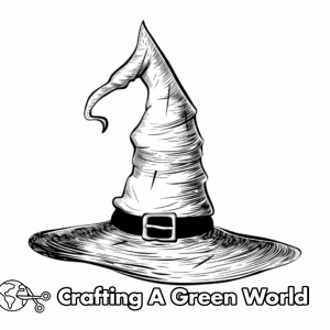 Witch Hat Coloring Pages - Free & Printable!