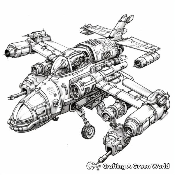 Steampunk Coloring Pages - Free & Printable!