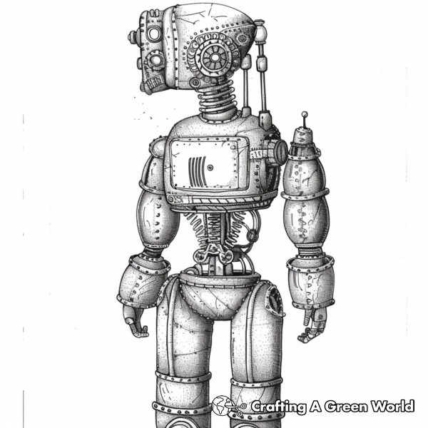 Steampunk Coloring Pages - Free & Printable!