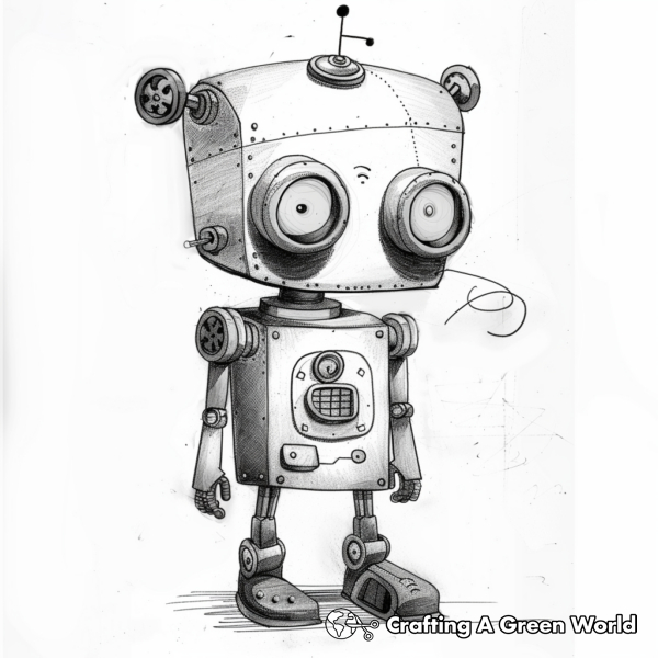 Steampunk Coloring Pages - Free & Printable!