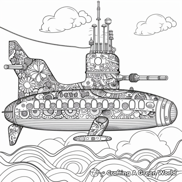 Submarine Coloring Pages - Free & Printable!