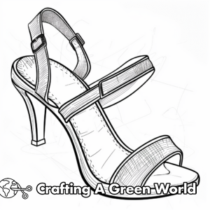 High Heel Coloring Pages - Free & Printable!