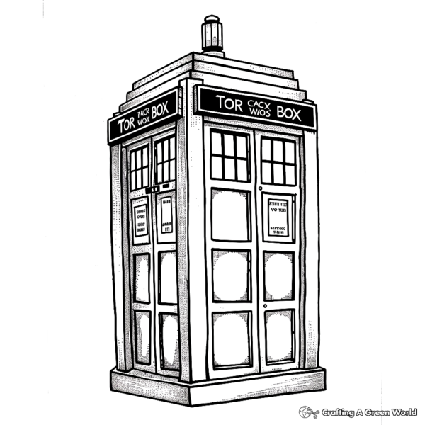 Dr. Who Coloring Pages - Free & Printable!