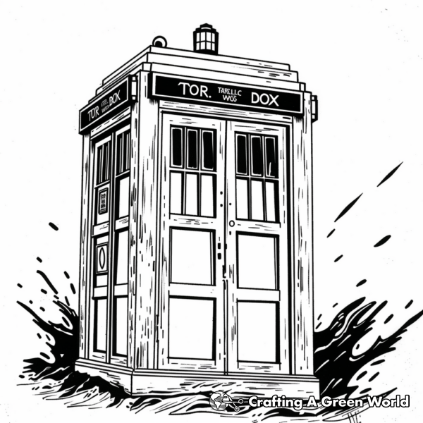 Dr. Who Coloring Pages - Free & Printable!