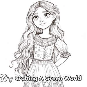 Elena Of Avalor Coloring Pages - Free & Printable!