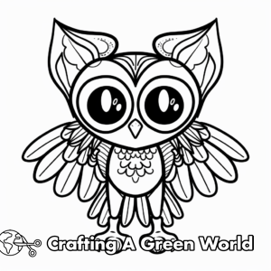 Owlicorn Coloring Pages - Free & Printable!