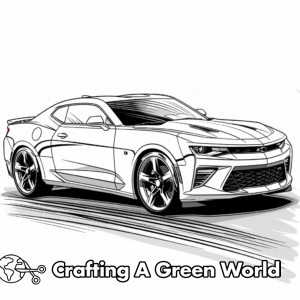 Camaro Coloring Pages - Free & Printable!