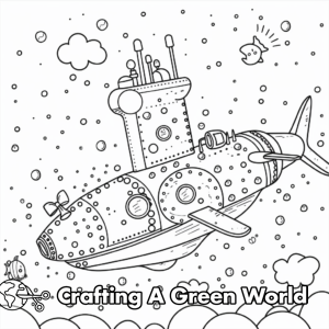 Submarine Coloring Pages - Free & Printable!