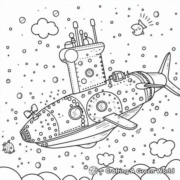 Submarine Coloring Pages - Free & Printable!