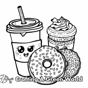 Cute Coffee Coloring Pages - Free & Printable!
