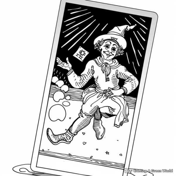 Tarot Card Coloring Pages - Free & Printable!